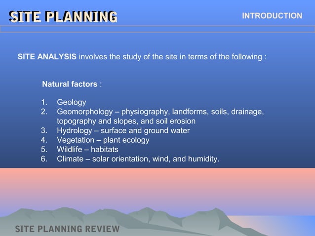 Site planning kevin lynch | PPT