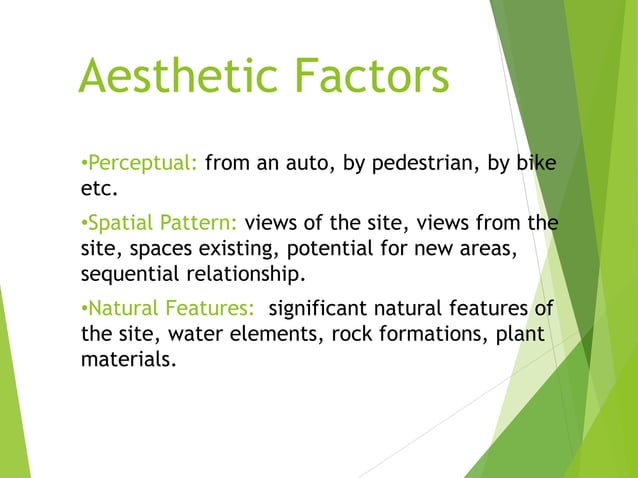 SITE PLANNING PARAMETERS for landscape design.pptx