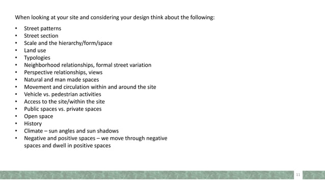 Site Planning- Principles and Considerations | PDF | Developmental ...