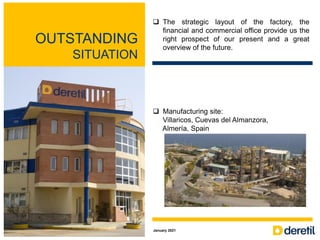 Corporative presentation deretil_2021 de Deretil, S.A. | PPT