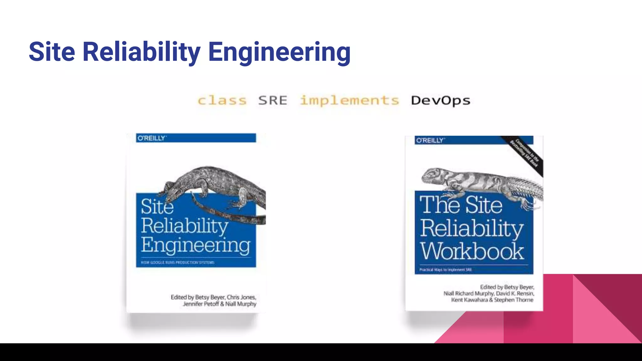 Site Reliability Engineering: The DevOps Culture. | PPT
