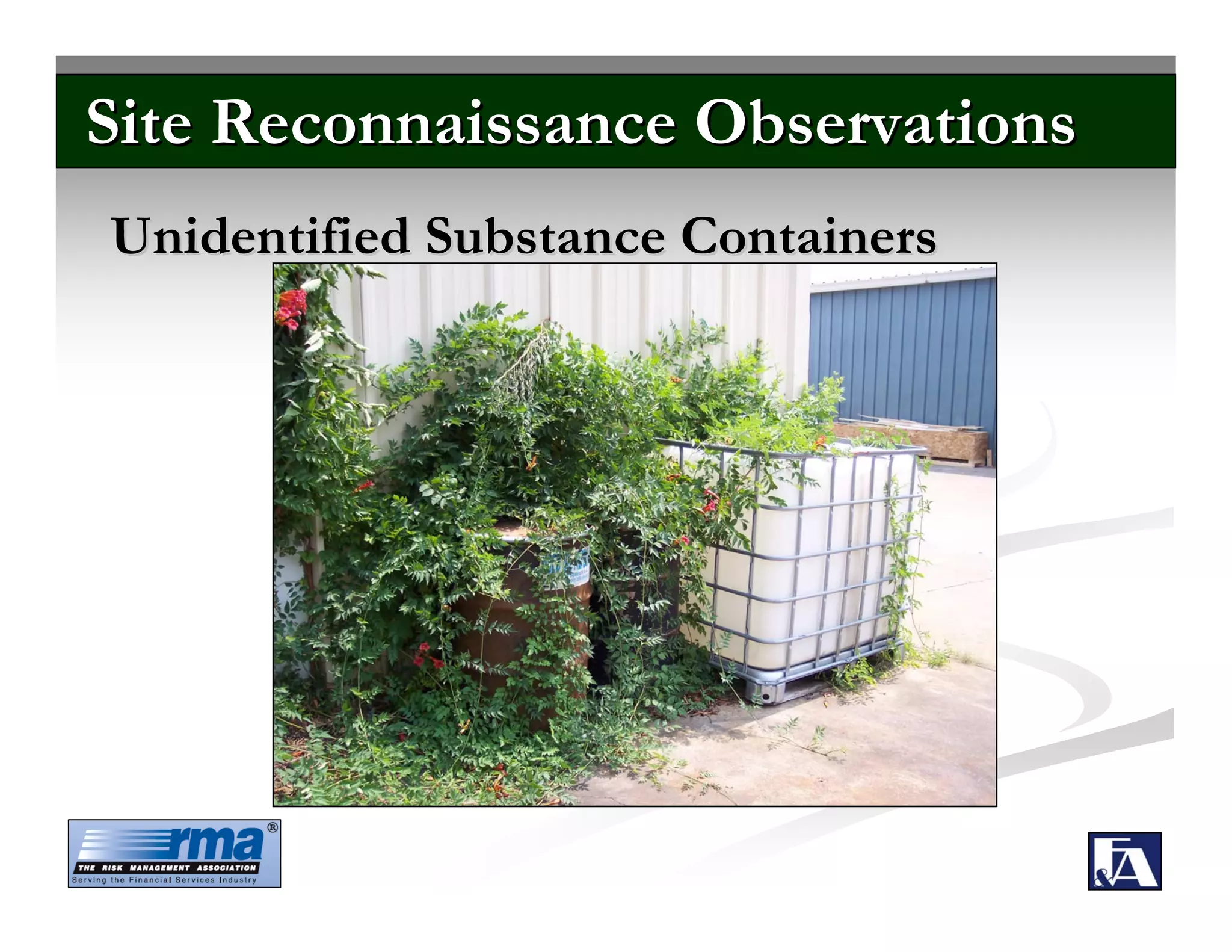 Phase I ESA Site Reconnaissance | PDF