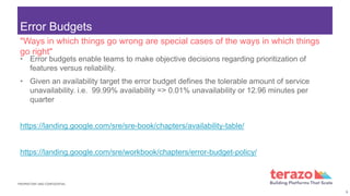 Site reliability engineering - Lightning Talk | PPTX
