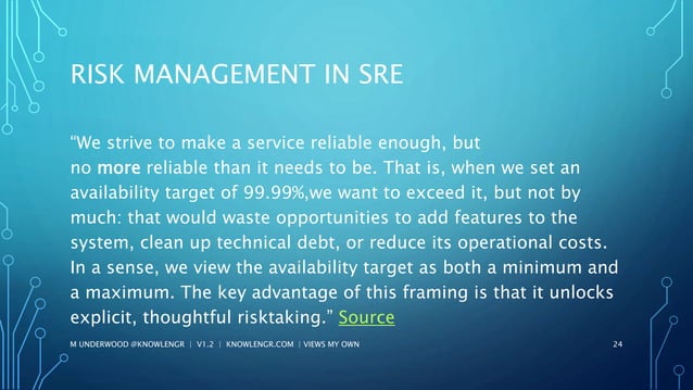 Site (Service) Reliability Engineering | PPTX