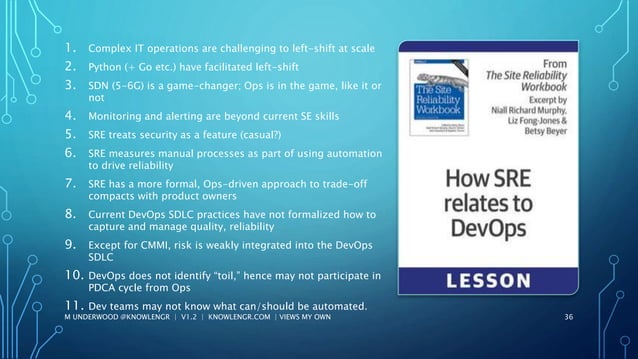 Site (Service) Reliability Engineering | PPTX