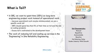 NUS-ISS Learning Day 2019-Site Reliability Engineering – The Modern ...