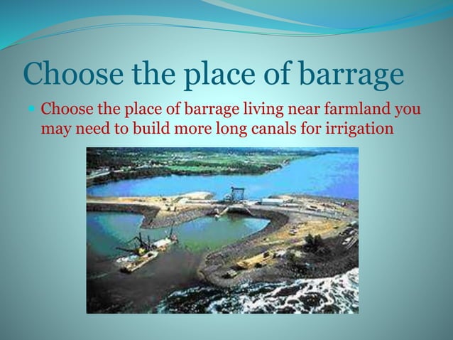 Site selection of barrage | PPTX