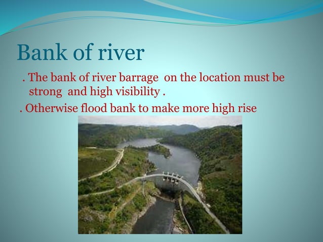 Site selection of barrage | PPTX