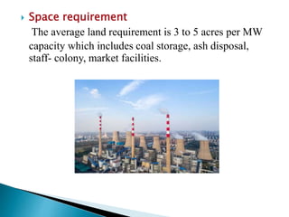 Site selection for Thermal Power Plant | PPTX