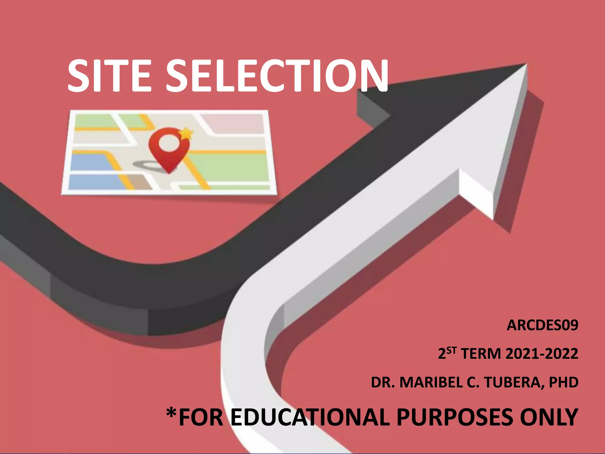 Site selection | PPTX