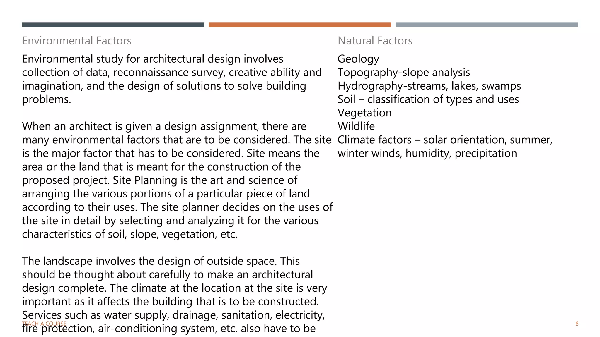 Site selection and site planning | PPTX
