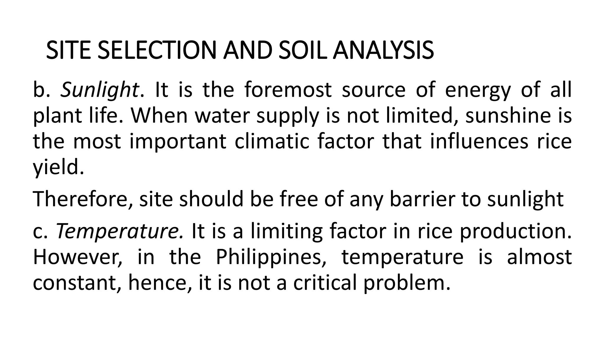 SITE SELECTION AND SOIL ANALYSIS.pptx