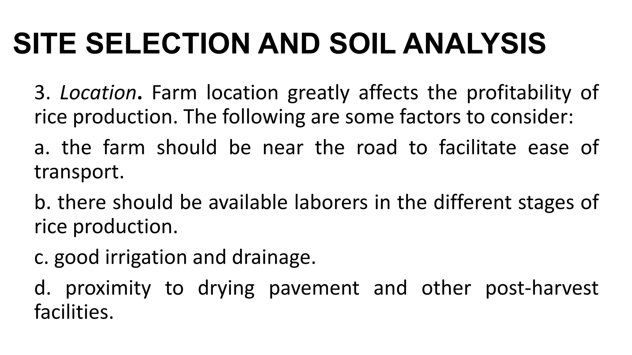 SITE SELECTION AND SOIL ANALYSIS.pptx