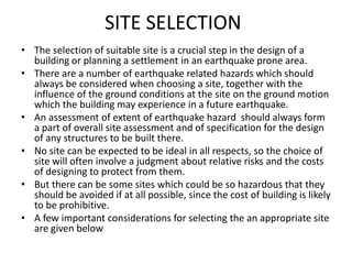 Site selection, site planning, site divelepment | PPTX
