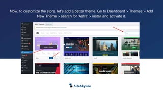 How to Import dummy content in woocommerce and add new theme | PPT