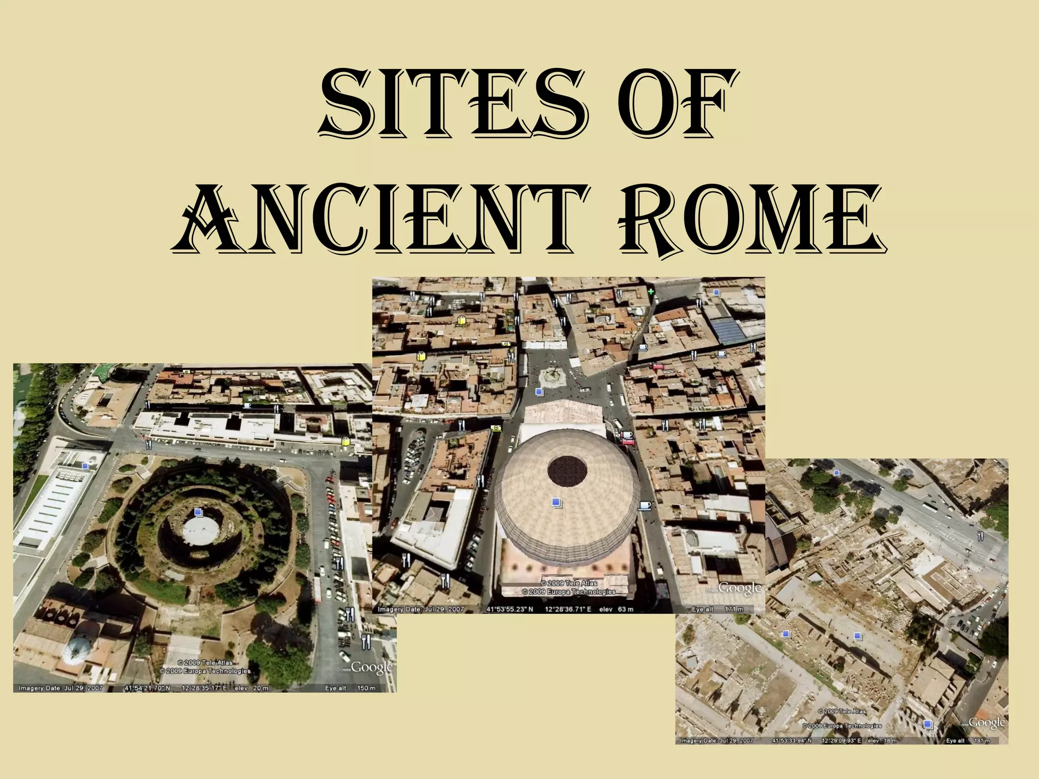 Sites Of Ancient Rome | PPT