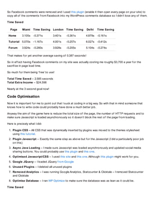 How I Earned $30, 587 in 6 Hours Due to Site Speed | PDF