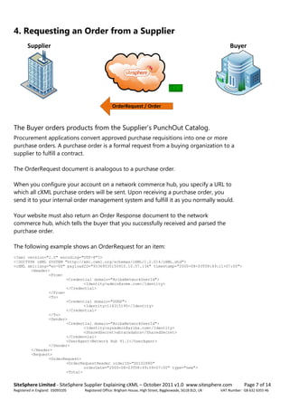 Explaining cXML Messages - SiteSphere PunchOut Catalogs | PDF