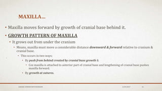 Sites & Types of Growth (Orthodontics) | PPTX