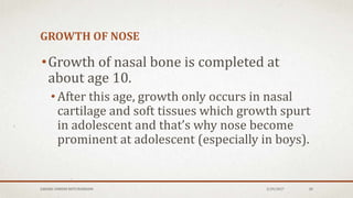 Sites & Types of Growth (Orthodontics) | PPTX