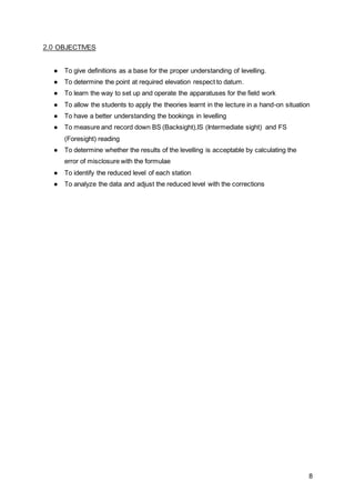 Site surveying report1 | DOCX