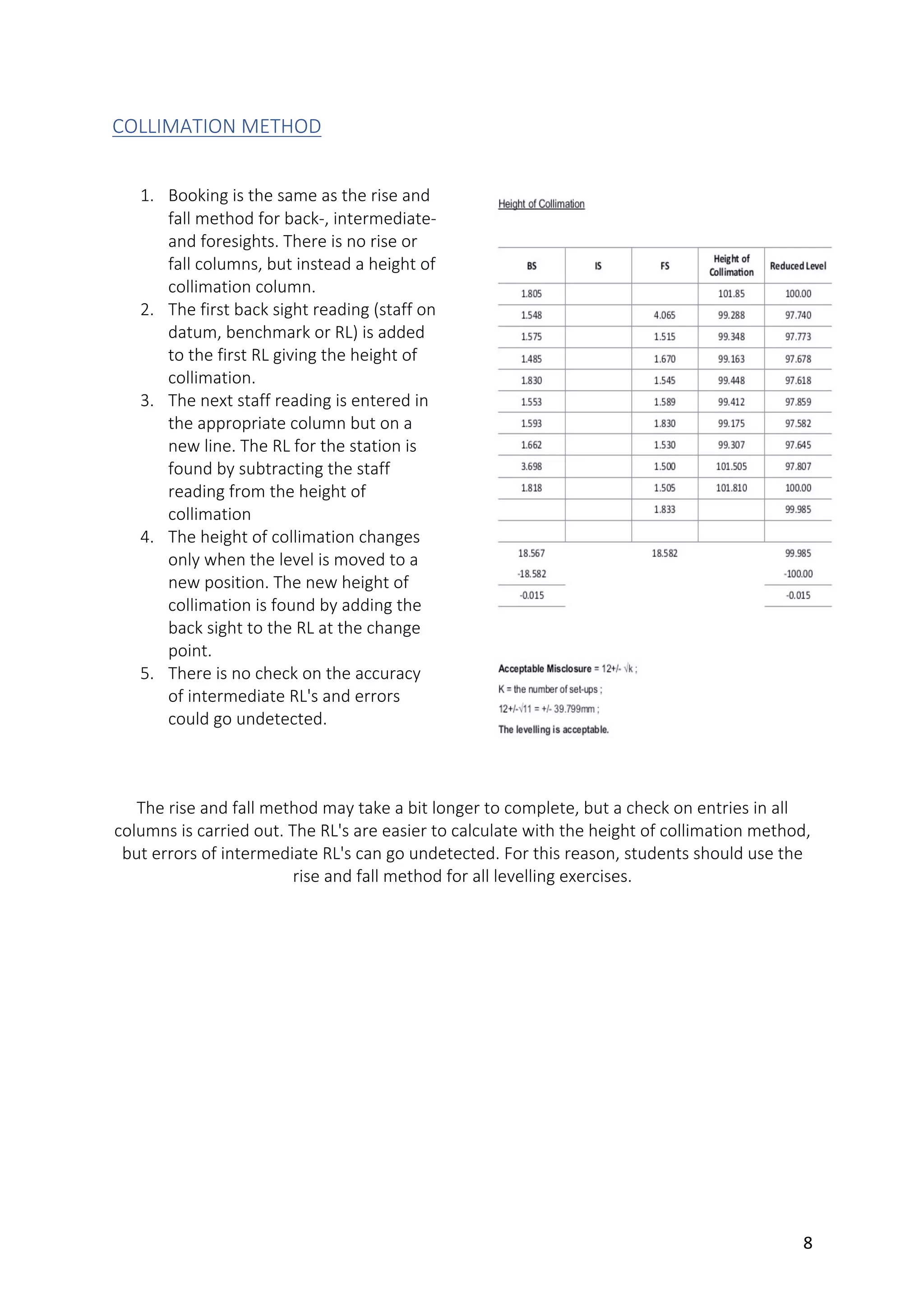 Site surveying report (levelling) | PDF