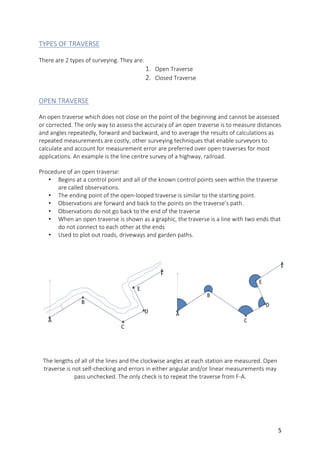 Site surveying report (theodolite) (autosaved) | PDF