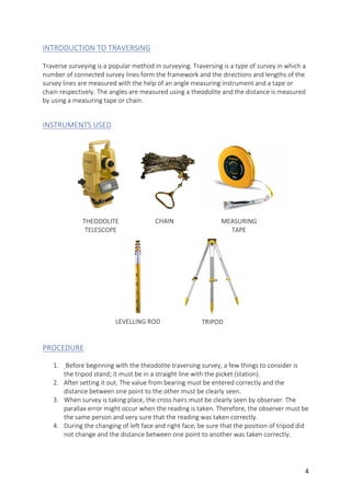 Site surveying report (theodolite) | PDF