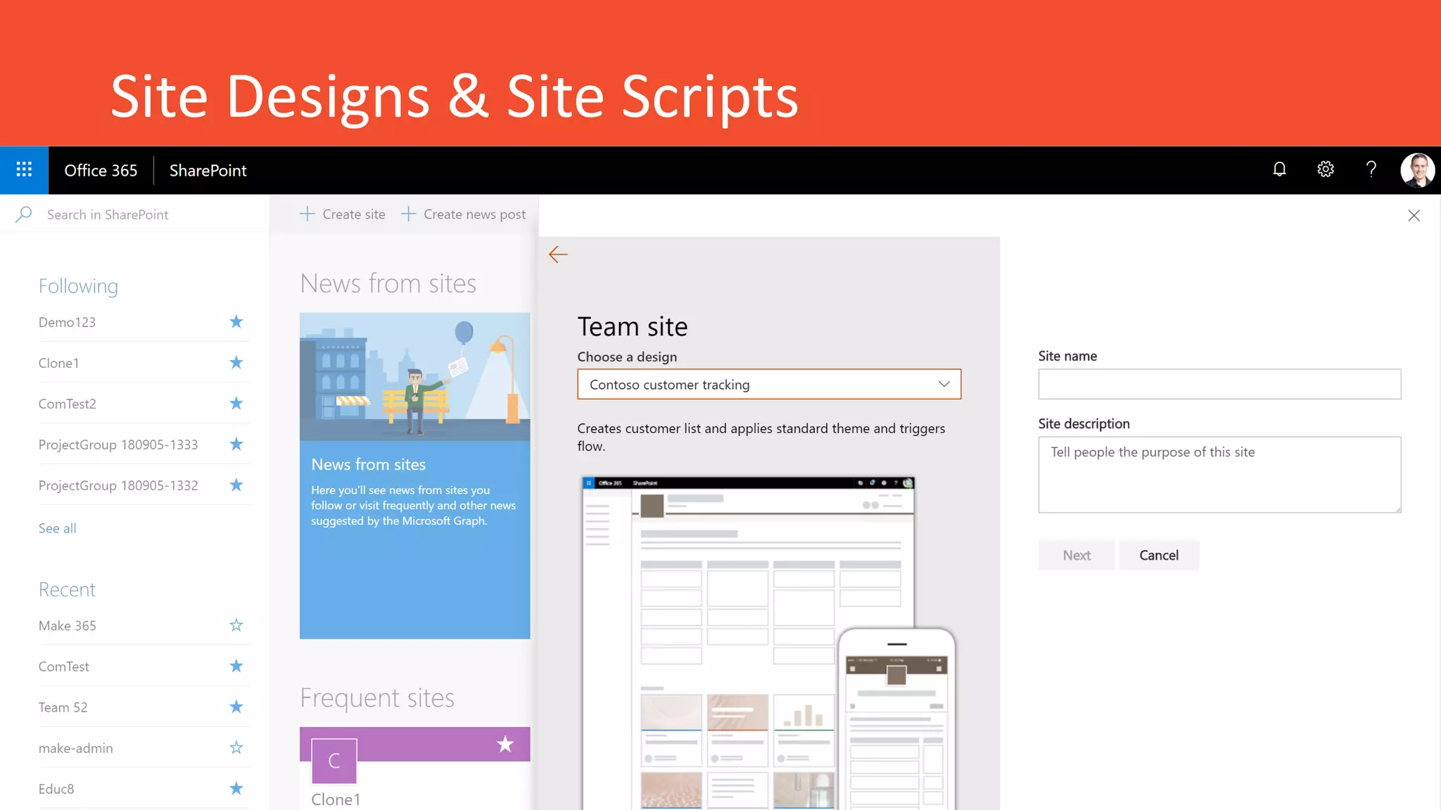 O365Con18 - Site Templates, Site Life Cycle Management and Modern ...