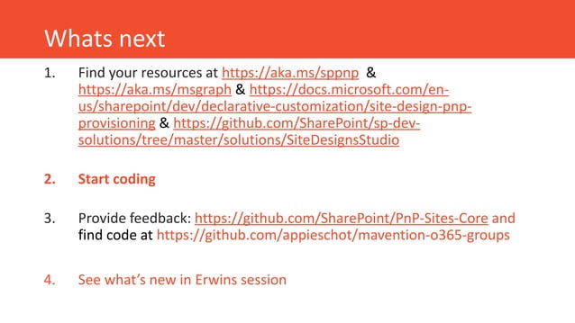 O365Con18 - Site Templates, Site Life Cycle Management and Modern ...