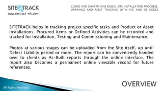 Site track - Innovative Construction Site and Drawings Tracking method ...
