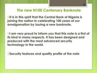 Site update n100 centenary banknote | PPT
