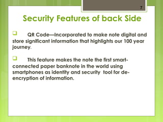 Site update n100 centenary banknote | PPT