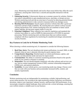 site uptime monitoring.docxsite uptime monitoring | PDF | Free Download