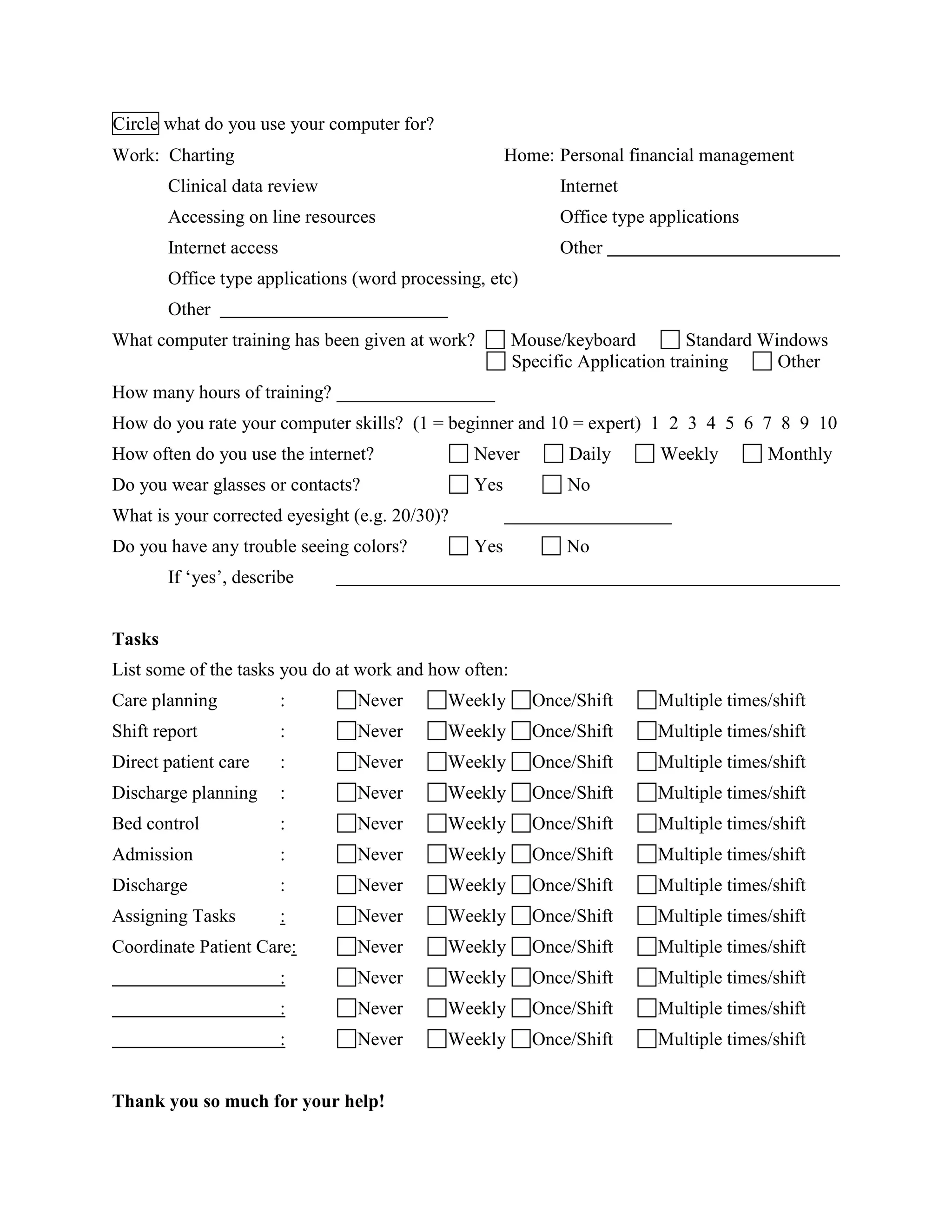 Hospital site visit plan | PDF