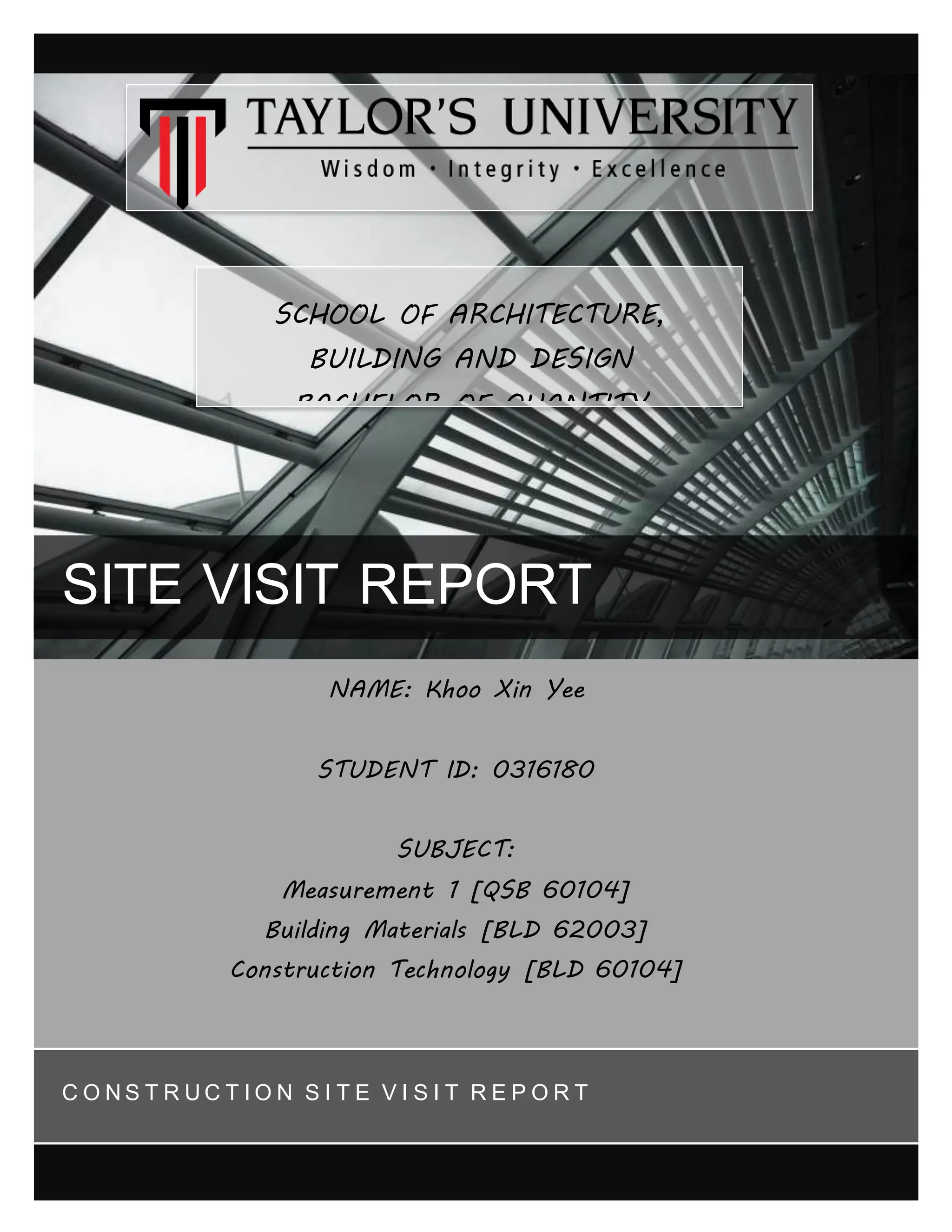 Site Visit Report | DOCX