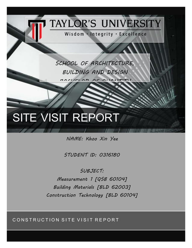 Site Visit Report | DOCX