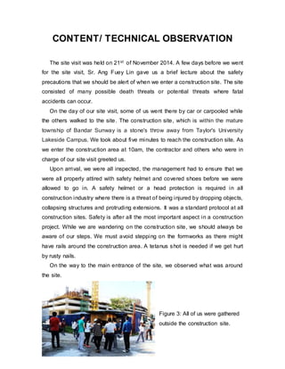 Site Visit Report | DOCX