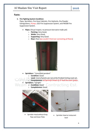 Site visit report | PDF