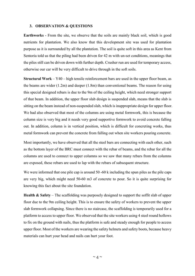 site visit report (final) | PDF