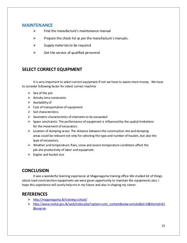 Site visit road constraction