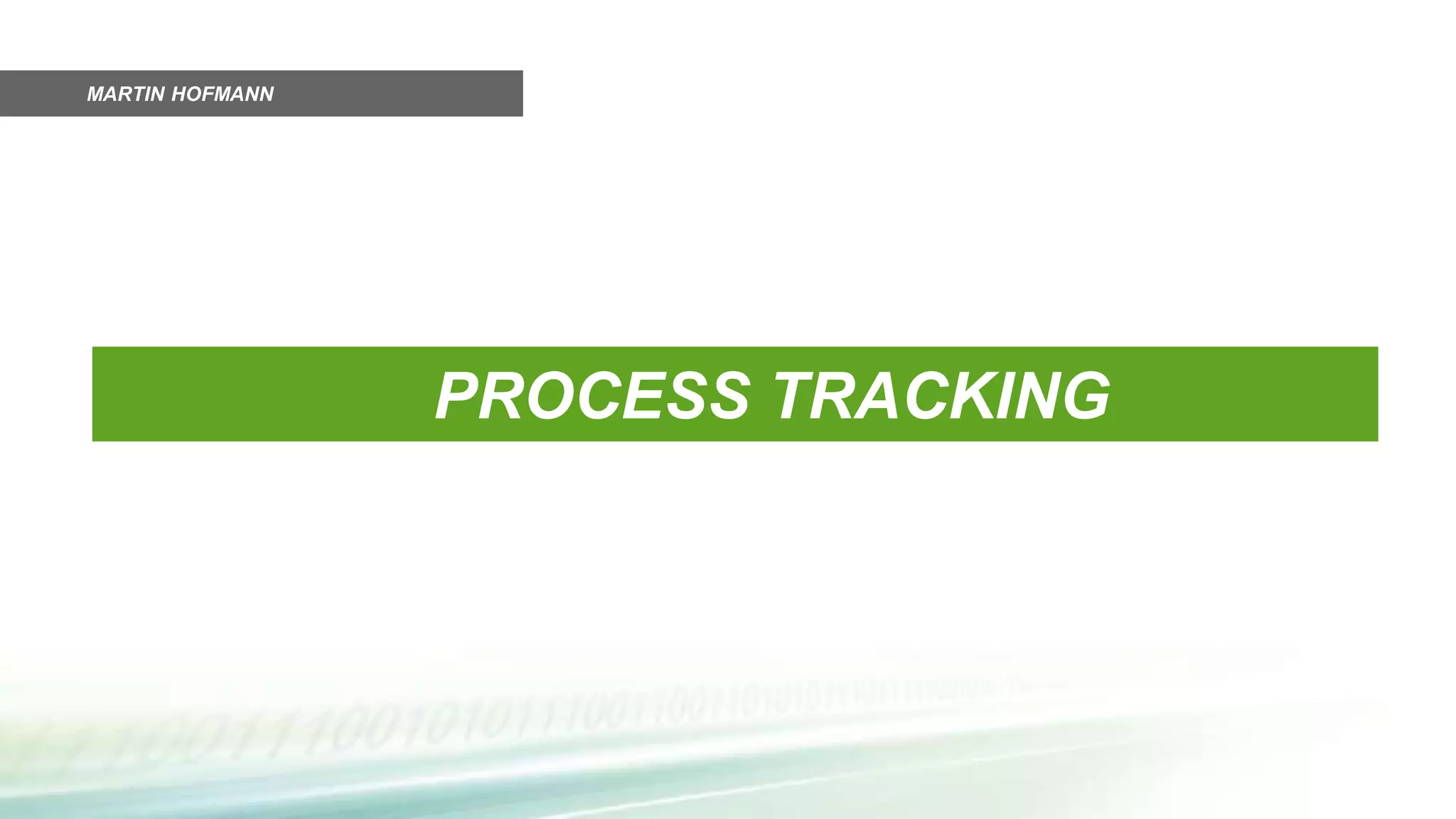 Sitfra 2016 Prozesstracking with SAP Process Observer | PPT