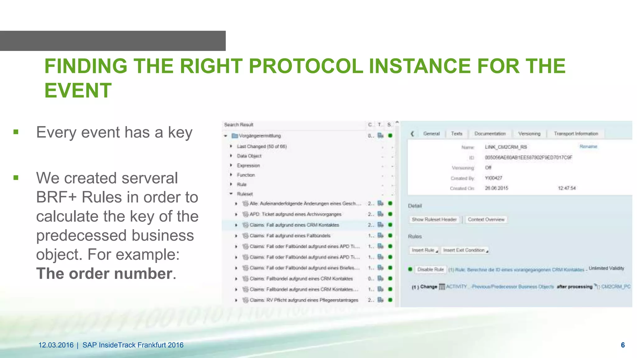 Sitfra 2016 Prozesstracking with SAP Process Observer | PPT