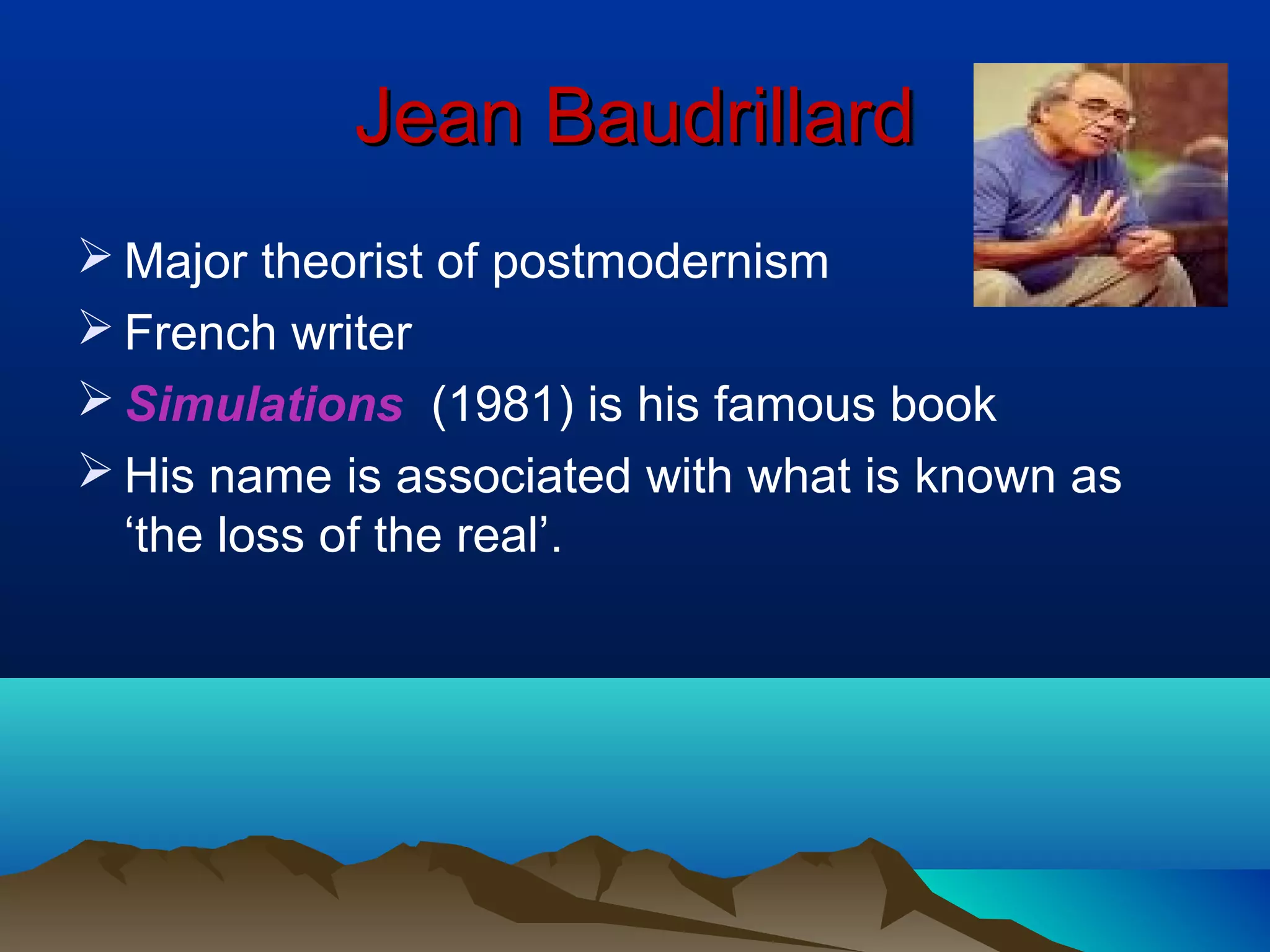 Modernism and Postmodernism | PPT