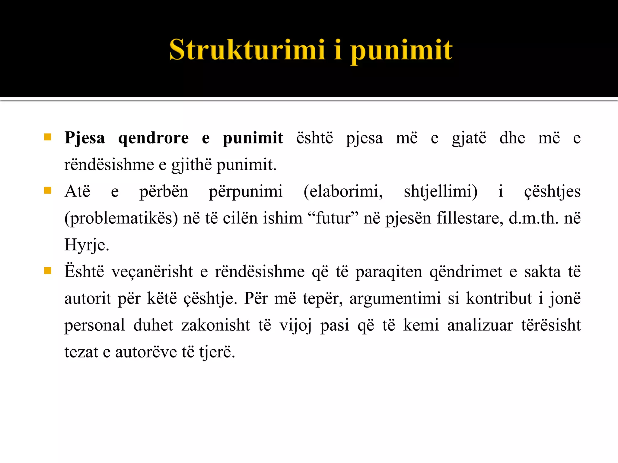 Si të hartojmë një punim seminarikë | PDF