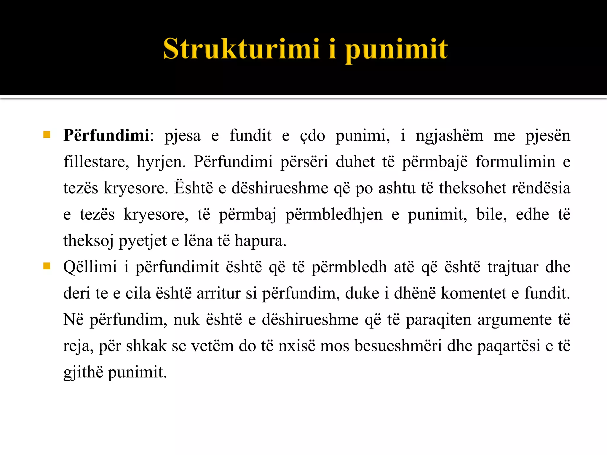 Si të hartojmë një punim seminarikë | PDF