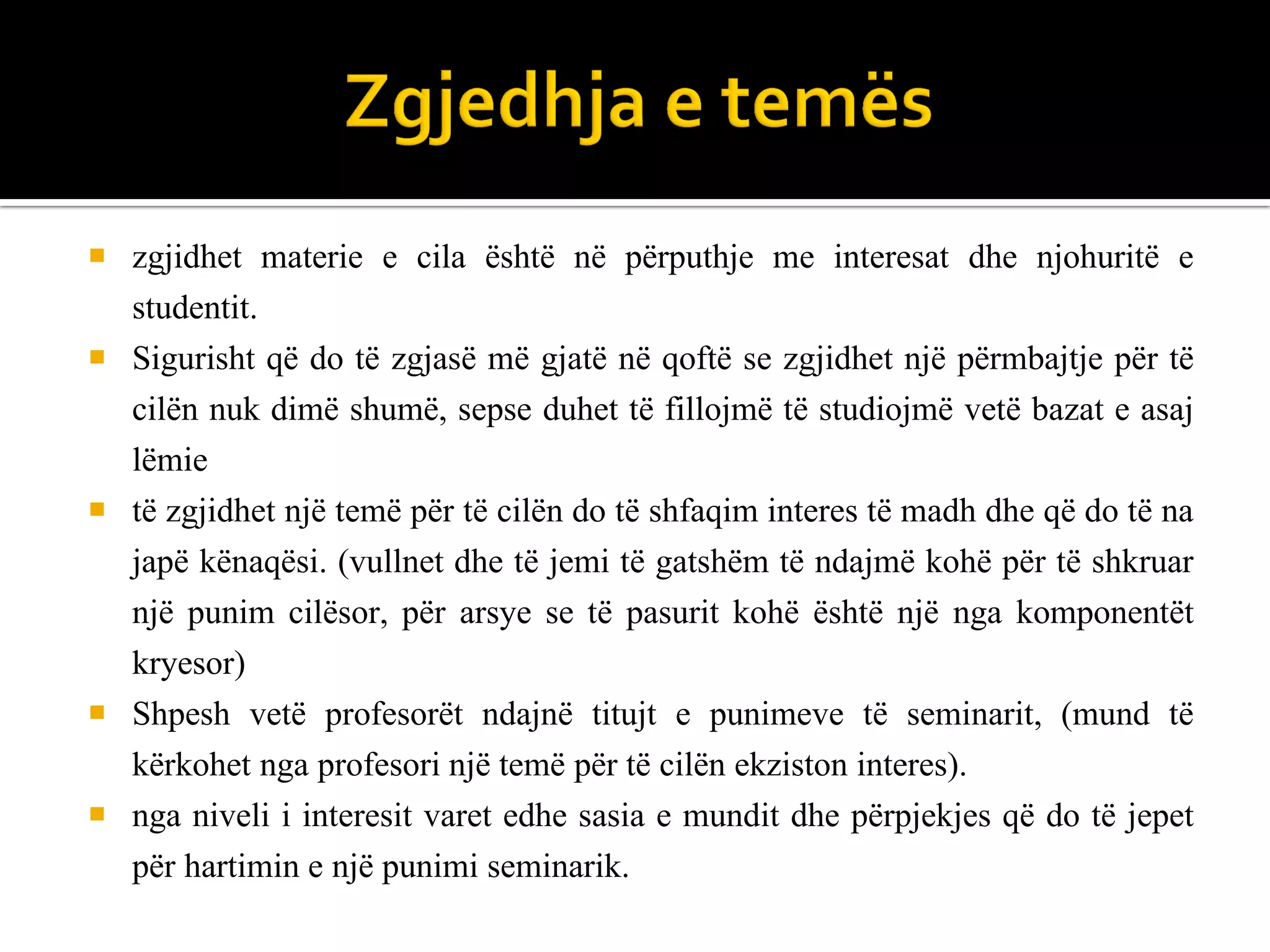 Si të hartojmë një punim seminarikë | PDF