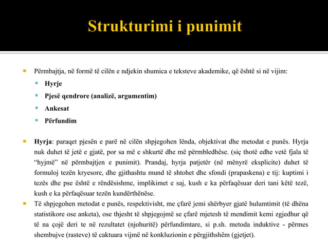 Si të hartojmë një punim seminarikë | PDF
