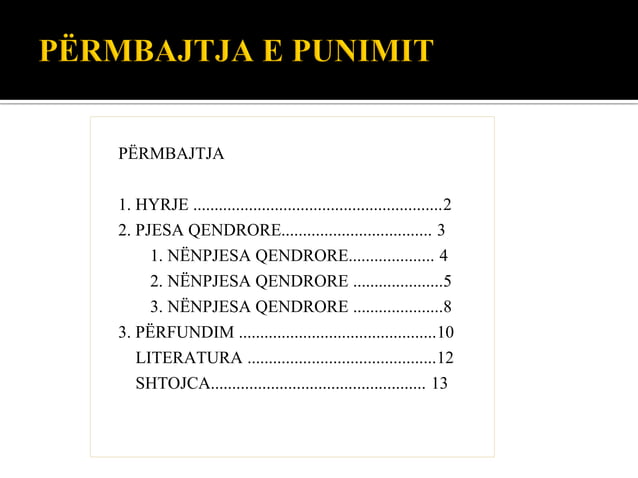 Si të hartojmë një punim seminarikë | PDF