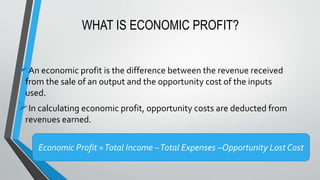 ECONOMIC AND ACCOUNTING PROFIT | PPTX